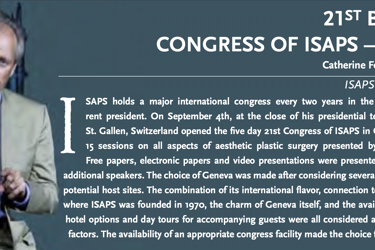 ISAPS News Volume 6.3 | ISAPS